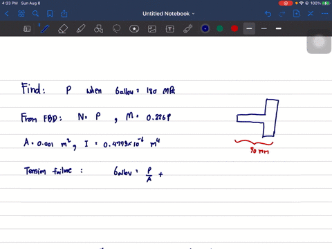 SOLVED:Determine the maximum ram force P that can be applied to the clamp at D if the allowable ...