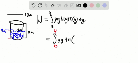 SOLVED: Suppose the water tank in Exercise 28 is half-full of water ...