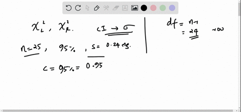 SOLVED:Finding Critical Values and Confidence Intervals. In Exercises 5-8, use the given ...