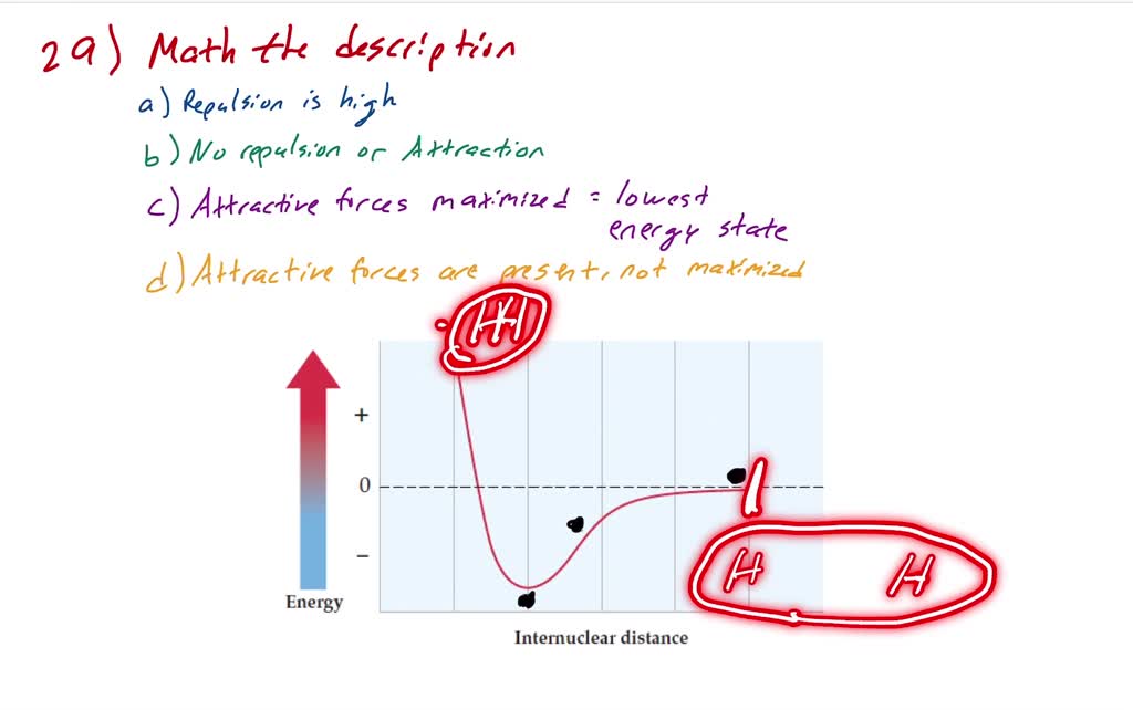 SOLVED:The graph below shows the amount of potential energy between two ...
