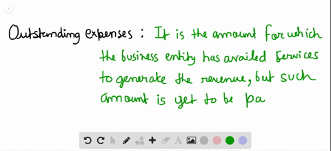 SOLVED:Salaries owed but not yet paid is an example of which of the ...