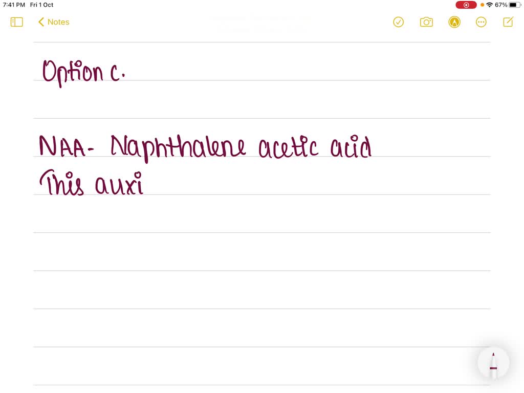 NAA stands for (a) Nitroacetic acid (b) Nitro aceto acetate (c ...