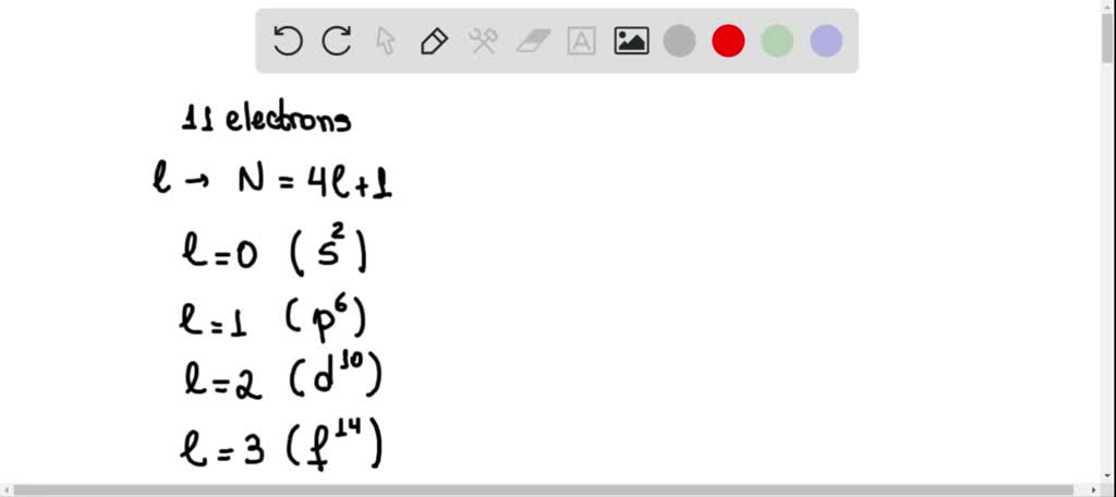 SOLVED:(a) What is the minimum value of l for a subshell that contains ...