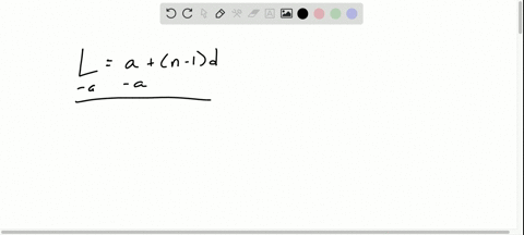 SOLVED:Solve each formula for the specified variable. L=a+(n-1) d for n (algebra)