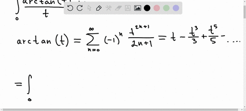 SOLVED: Find a power series representation for the indefinite integral ...
