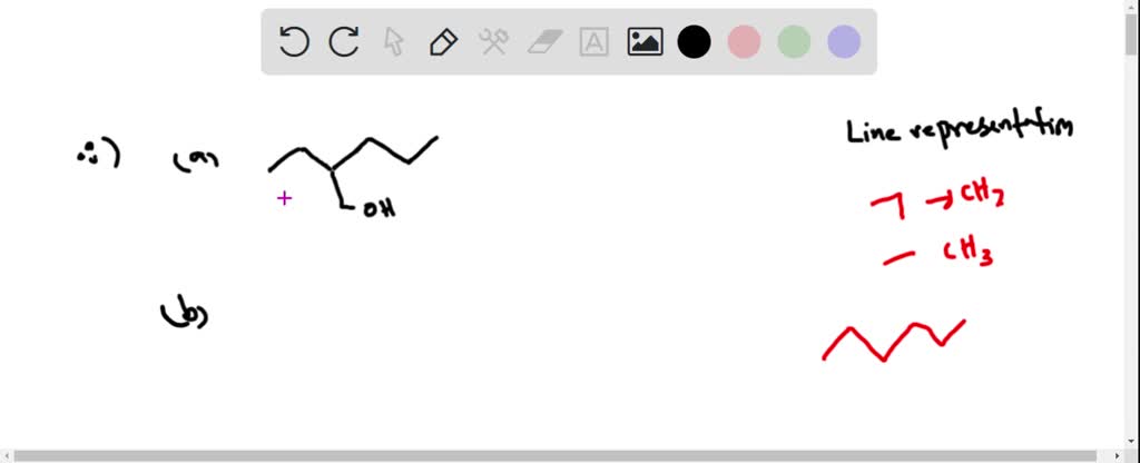 Convert the following condensed formulas into hashed-wedged line structures. | Numerade