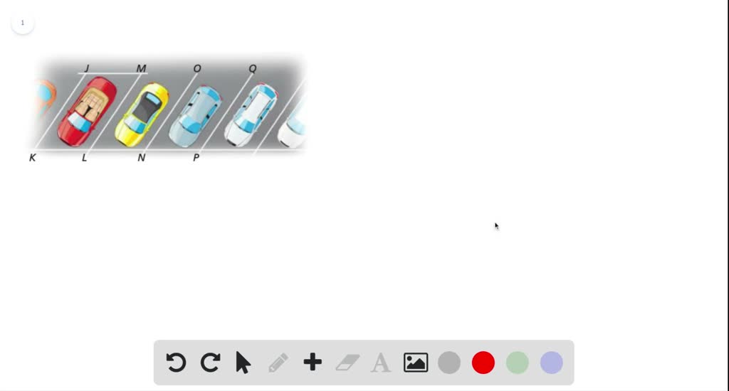 SOLVED:MODELING WITH MATHEMATICS the diagram of the parking lot shown ...