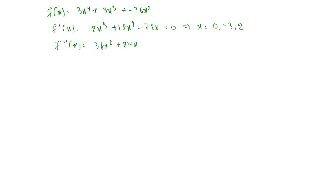 SOLVED:Find the locations and values of any global extrema of each function f on each of the ...