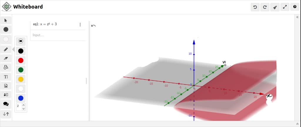 SOLVED:Sketch the quadric surface. x=z^2+3