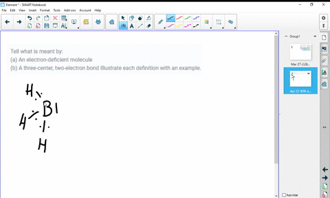SOLVED:Tell what is meant by: (a) An electron-deficient molecule (b) A ...