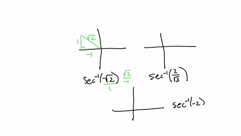 ⏩SOLVED:Use reference triangles like those in Examples 1 and 3 to… | Numerade