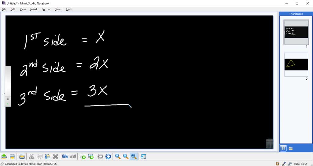 SOLVED:In the following exercises, solve using triangle properties. The angles in a triangle are ...