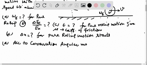 SOLVED:A uniform solid disk of radius R is set into rotation with an angular speed ωi about an ...