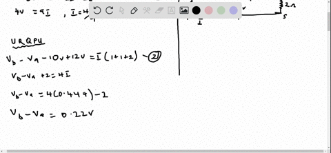 SOLVED: (a) Find the potential of point a with respect to point b in Fig. 26.60. (b) If points a ...