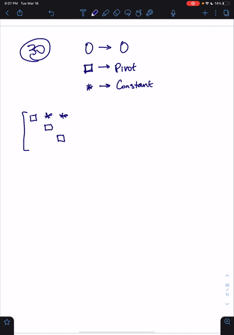 ⏩SOLVED:In Exercises 29 and 30 , describe the possible echelon forms… | Numerade