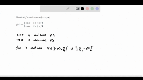 ⏩SOLVED:Show that the function f(x)=sinx is uniformly continuous on… | Numerade