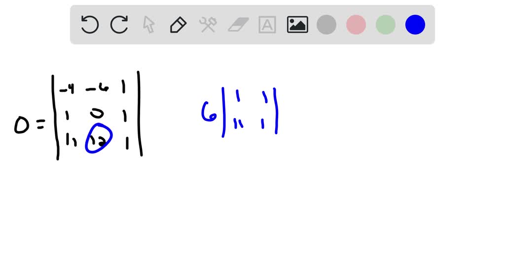 SOLVED:Determinants are used to show that three points lie on the same ...