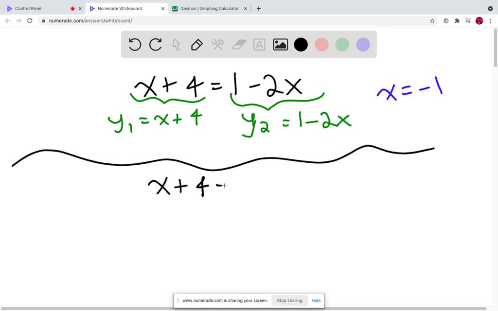 SOLVED:Exercises 53-58 : Use the intersection-of-graphs method to solve ...