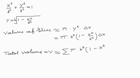 SOLVED:Rotating the ellipse x^2 / a^2+y^2 / b^2=1 about the x -axis ...