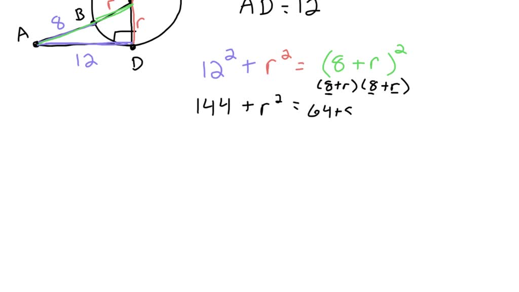 SOLVED:Refer to Figure 24, which shows a circle with center at C and a radius of r, and right ...