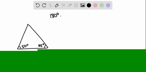 SOLVED:Find the missing angle and then label the triangle as ...