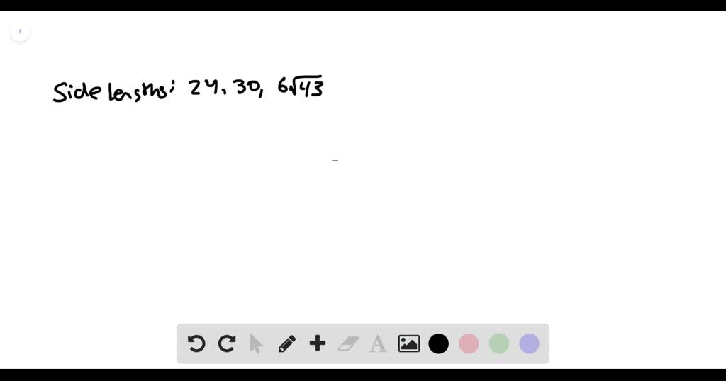 SOLVED:Verify that the segment lengths form a triangle. Is the triangle ...