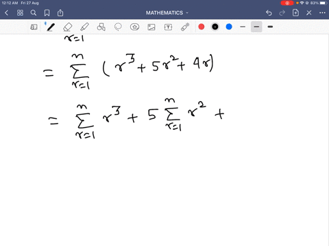 SOLVED:Sum the series 1 \cdot 2 \cdot 3+2 \cdot 3 \cdot 4+3 \cdot 4 \cdot 5+\cdots \cdots \cdot ...