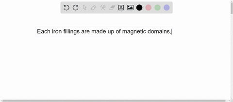 SOLVED:Since the iron filings that align with the magneric field of the ...