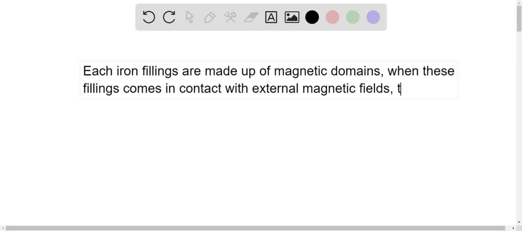 SOLVED:Since the iron filings that align with the magneric field of the ...