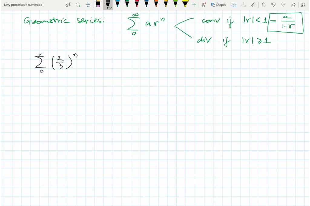 SOLVED:In Exercises 19-24, match the series with the graph of its ... SOLVED:In Exercises 19-24, match the series with the graph of its ...