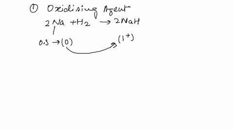 SOLVED:Give an example of hydrogen as (a) an oxidizing agent and (b) a ...
