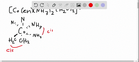 SOLVED:The compound [CrCl2(NH3)2(en)] can form (1) Geometrical isomers ...
