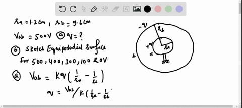 SOLVED:245 [cm] radius plastic sphere is surrounded by a concentric ...