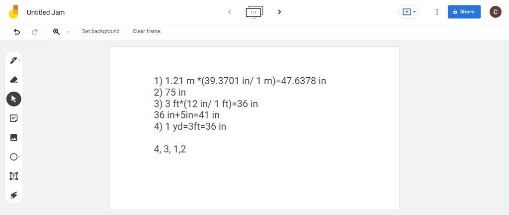 Arrange the following in order of increasing length (shortest first ...