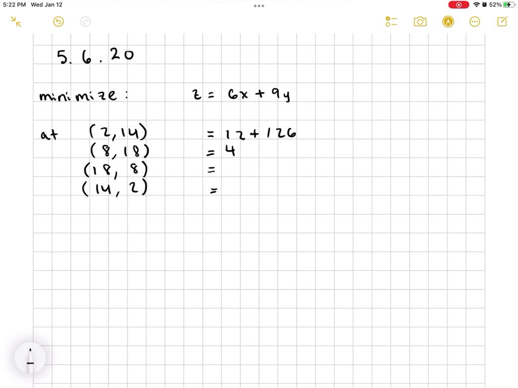SOLVED: a. Determine the values of x and y that produce the maximum or minimum value of the ...