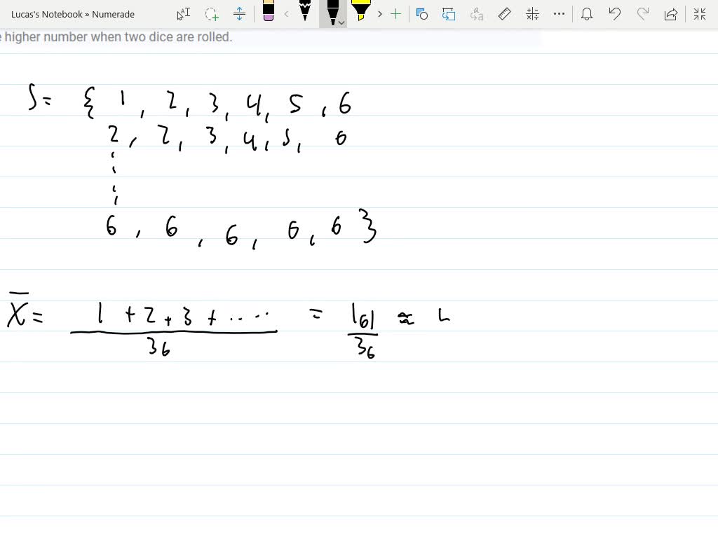 SOLVED:An experiment consists of rolling a pair of fair dice. Let X be the random variable ...