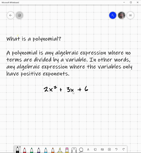 SOLVED:Determine whether each expression is a polynomial. Explain your reasoning. If it is ...