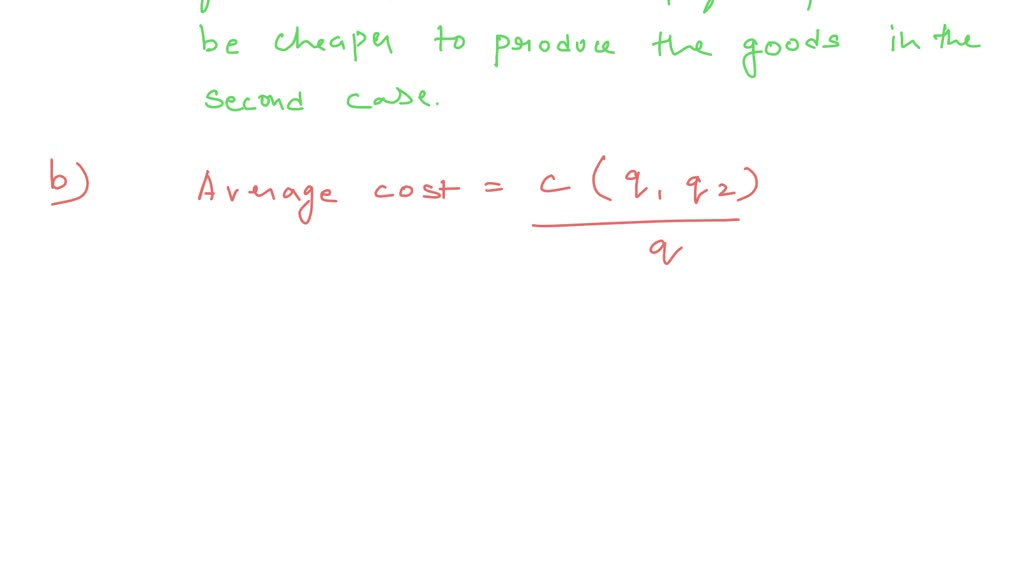 Solvedsuppose That A Firm Produces Two Different Outputs The Quantities Of Which Are 2851