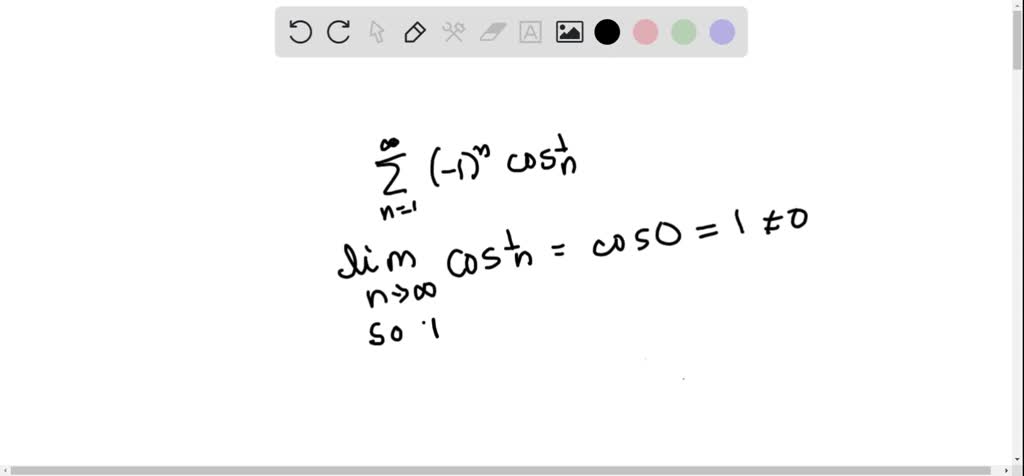 SOLVED:Determine convergence or divergence using any method covered in ... SOLVED:Determine convergence or divergence using any method covered in ...