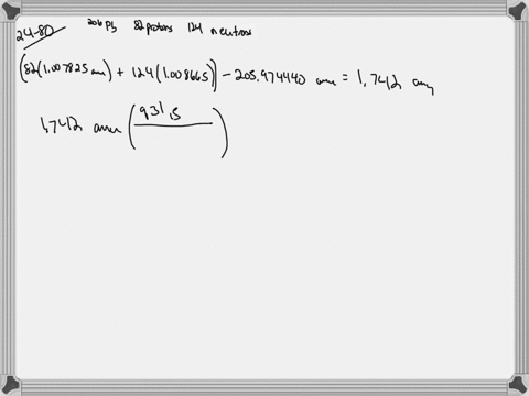 SOLVED:Oxygen-16 is one of the most stable nuclides. The mass of a 16 O ...