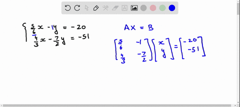 SOLVED:Solving a System Using an Inverse Matrix Exercises 49-56 , use ...