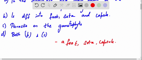 SOLVED:The sporophyte in liverworts (a) Is the dominant and main phase ...