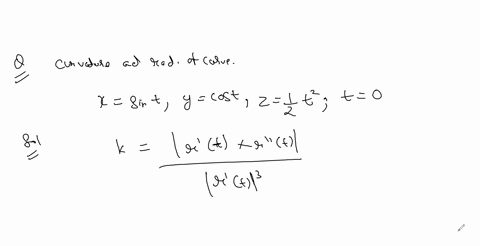 SOLVED:Find the radius of curvature at (1,1) of the curve defined by x ...