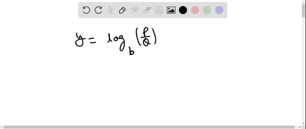 SOLVED:Write in terms simpler forms, as in Example 4. logb (P)/(Q)