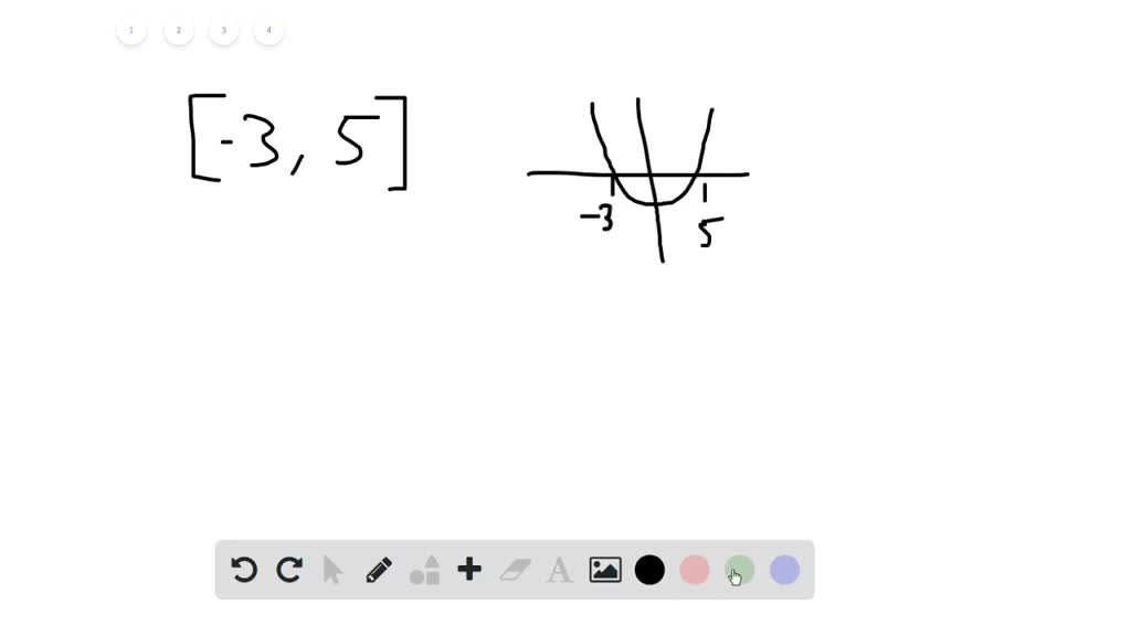 SOLVED Write A Polynomial Inequality Whose Solution Set Is 3 5 