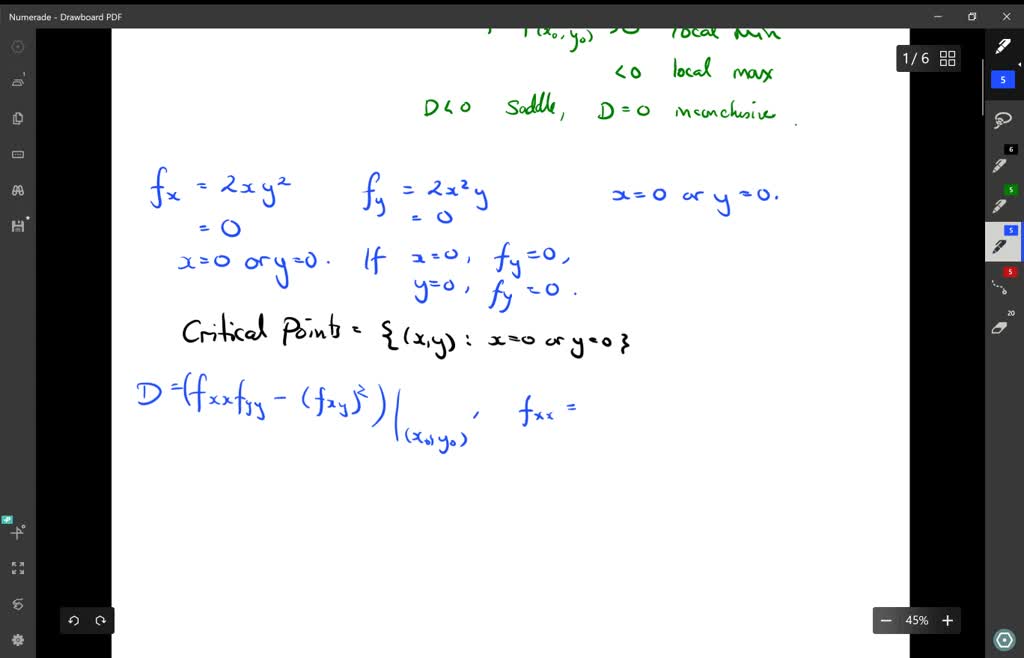 For the following exercises, use the second derivative test to identify ...