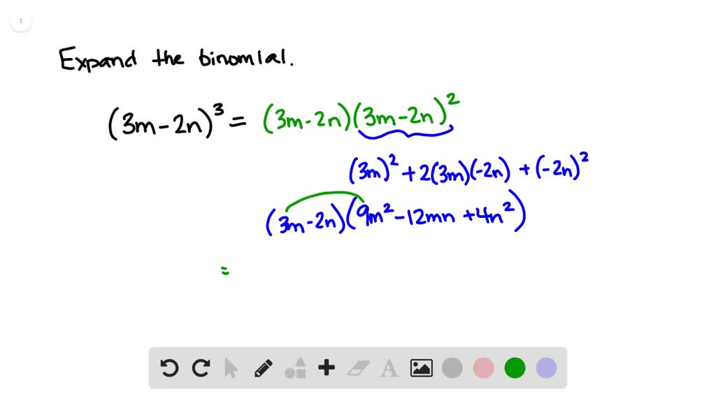 SOLVED:Perform the operations. (3 m-2 n)^3