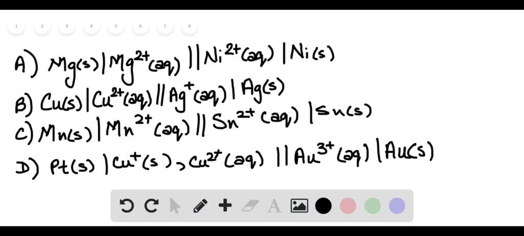 Solved Write The Following Balanced Reactions Usi…