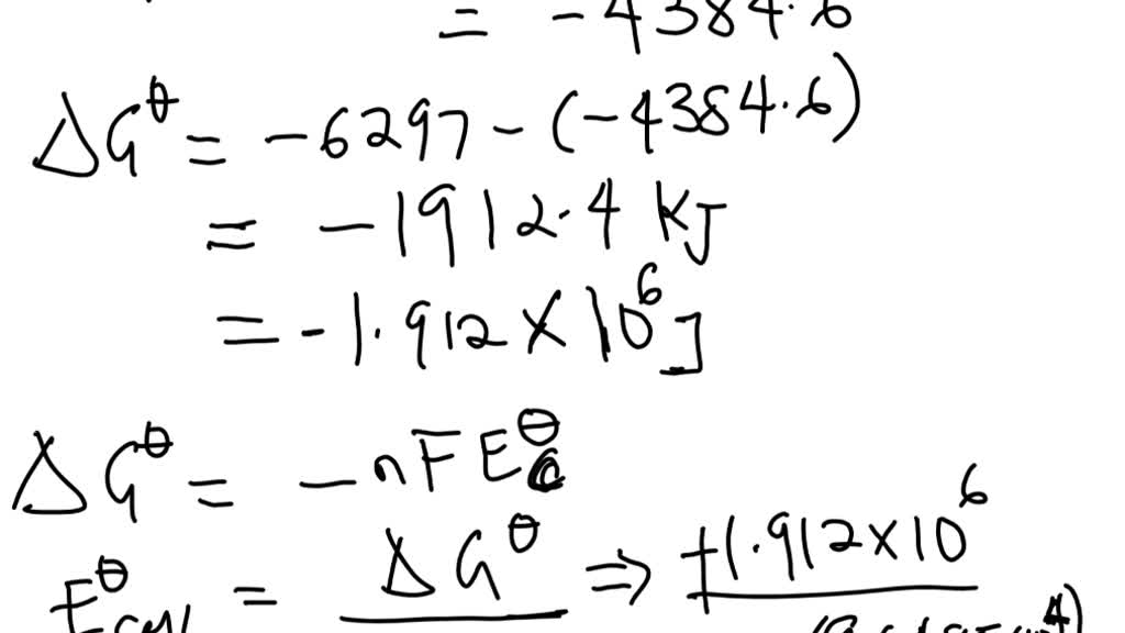 SOLVED:Calculate the standard cell potential of the cell corresponding ...