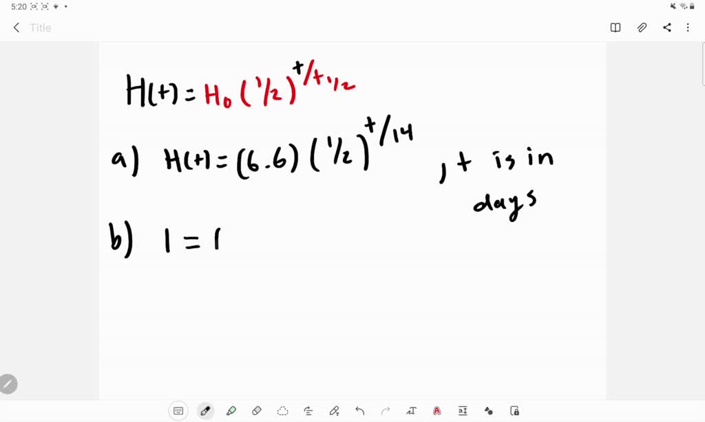 SOLVED:use an exponential model to solve the problem. Radioactive Decay ...